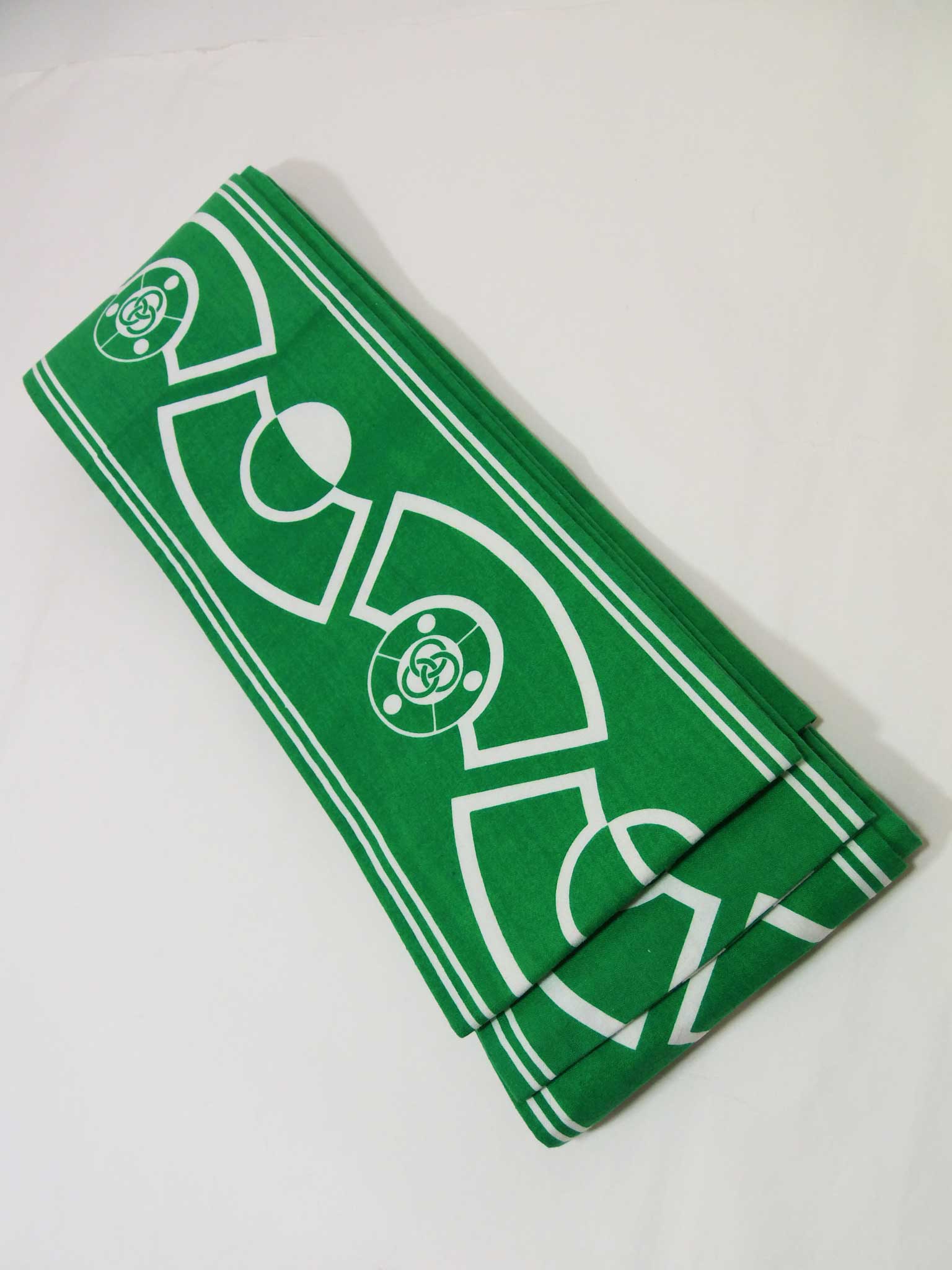 Yukata obi, half-width narrow obi, fan-faced pattern, made in Japan, c ...