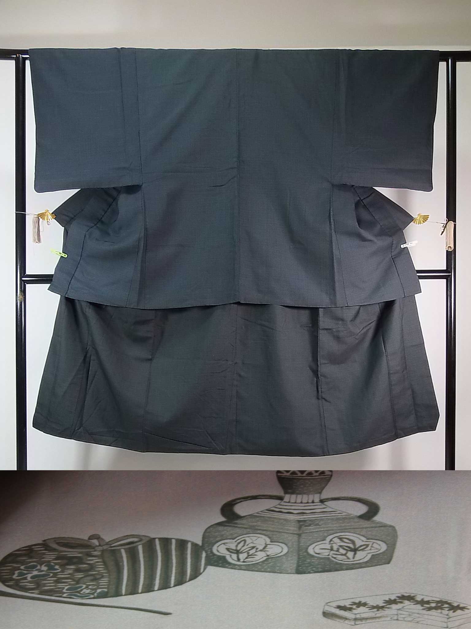 Men's Kimono Haori Jacket Set Oshima Tsumugi Brand Japanese men's kimo ...